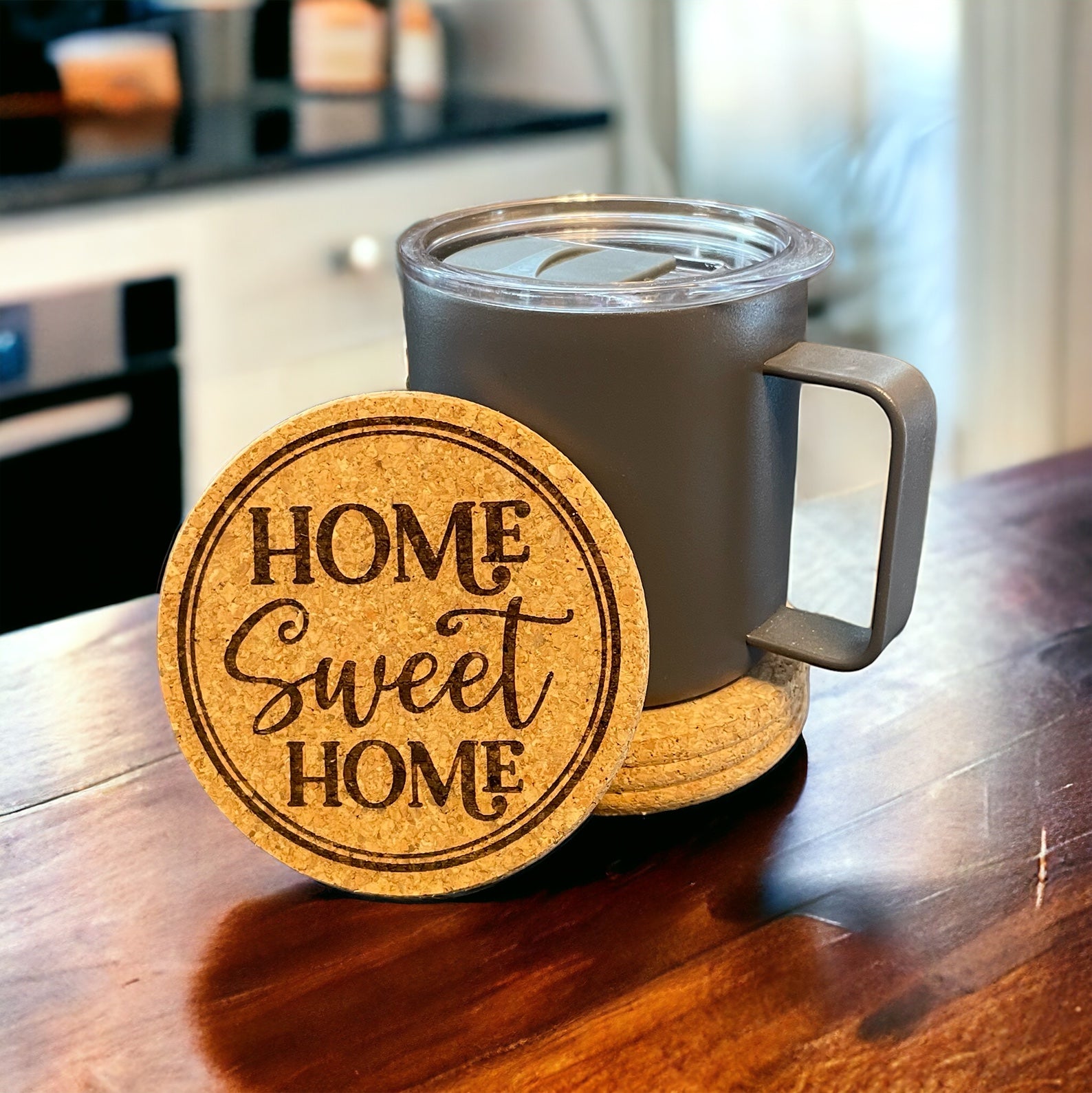 Cork Coaster (set of 4) – Carolina Sun at Dawn